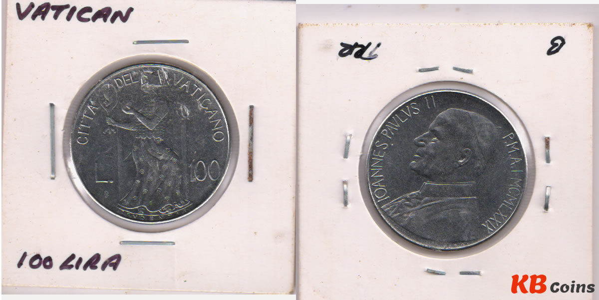Vatican - 100 lira comm. issue coin - KB Coins & Currencies